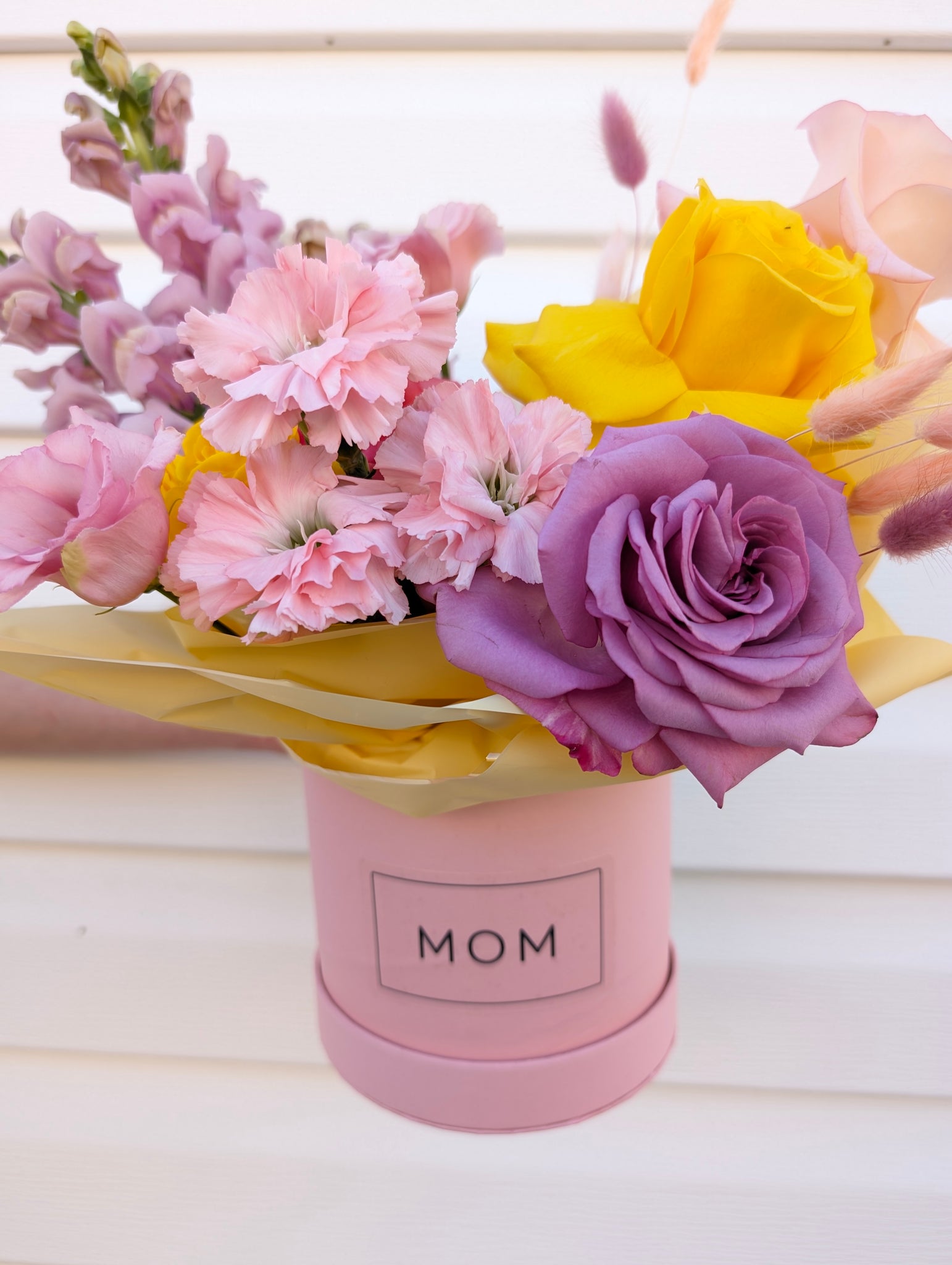Mom's Colourful Bloom Box (Similar Box) – Beaudry Flowers